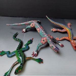 Accents | Crafted Paper Mache Lizards For Garden Patio Kitch | Poshmark
